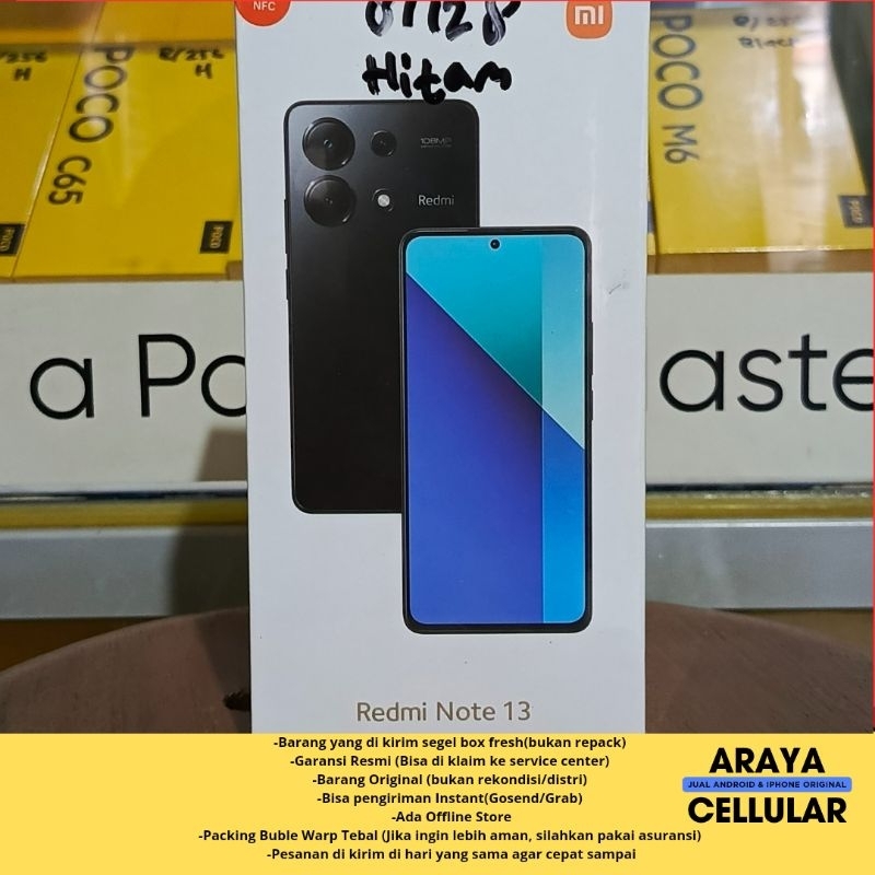 Jual Xiaomi Redmi Note 13 4G 5G [Ram8/256Gb Ram 8/128Gb] Original ...
