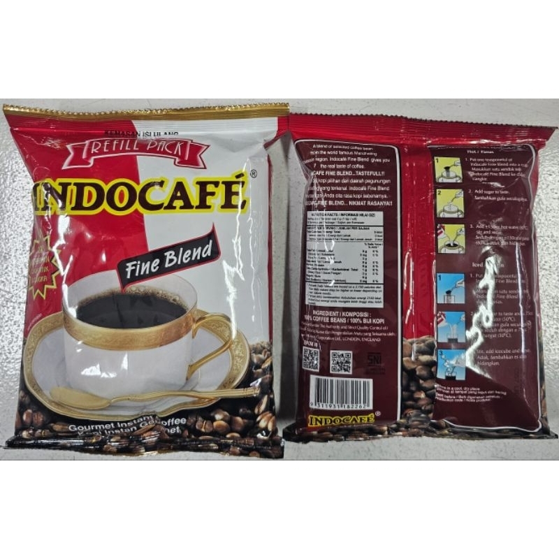 Jual Indocafe Fine Blend 100gr Reffil | Shopee Indonesia