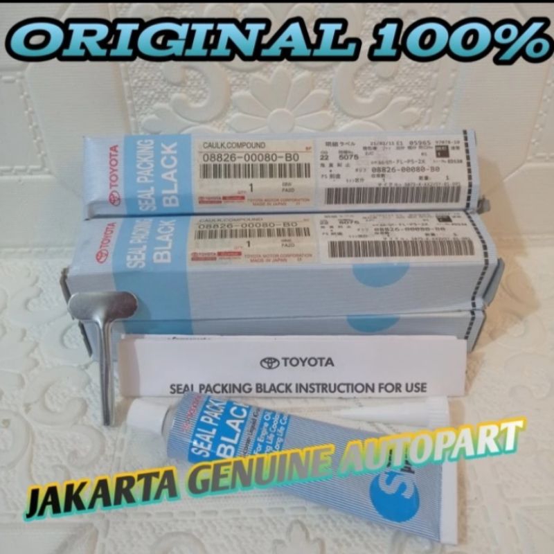 Jual lem Sealer seal packing black Toyota original Japan asli Toyota ...