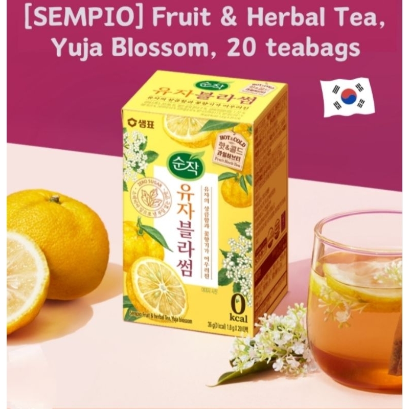 Jual sempio fruit & herbal tea yuja blossom 36gram | Shopee Indonesia