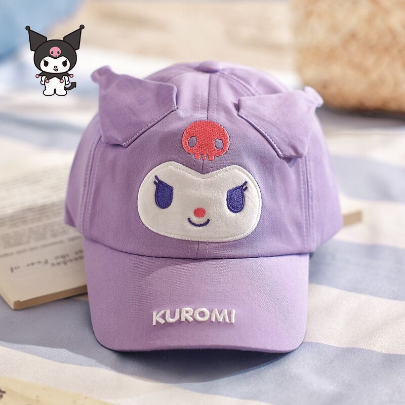 Jual KUROMI ORIGINAL TOPI ANAK SANRIO KATUN CANVAS SPF 50%++ | Shopee ...