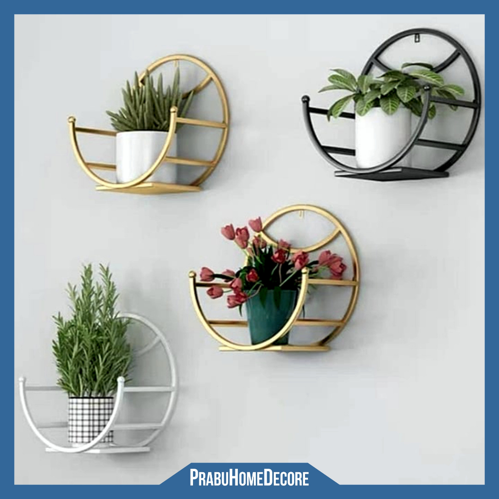 Jual Rak Besi Setengah Lingkaran Modern Style Penyimpanan Selang Taman ...