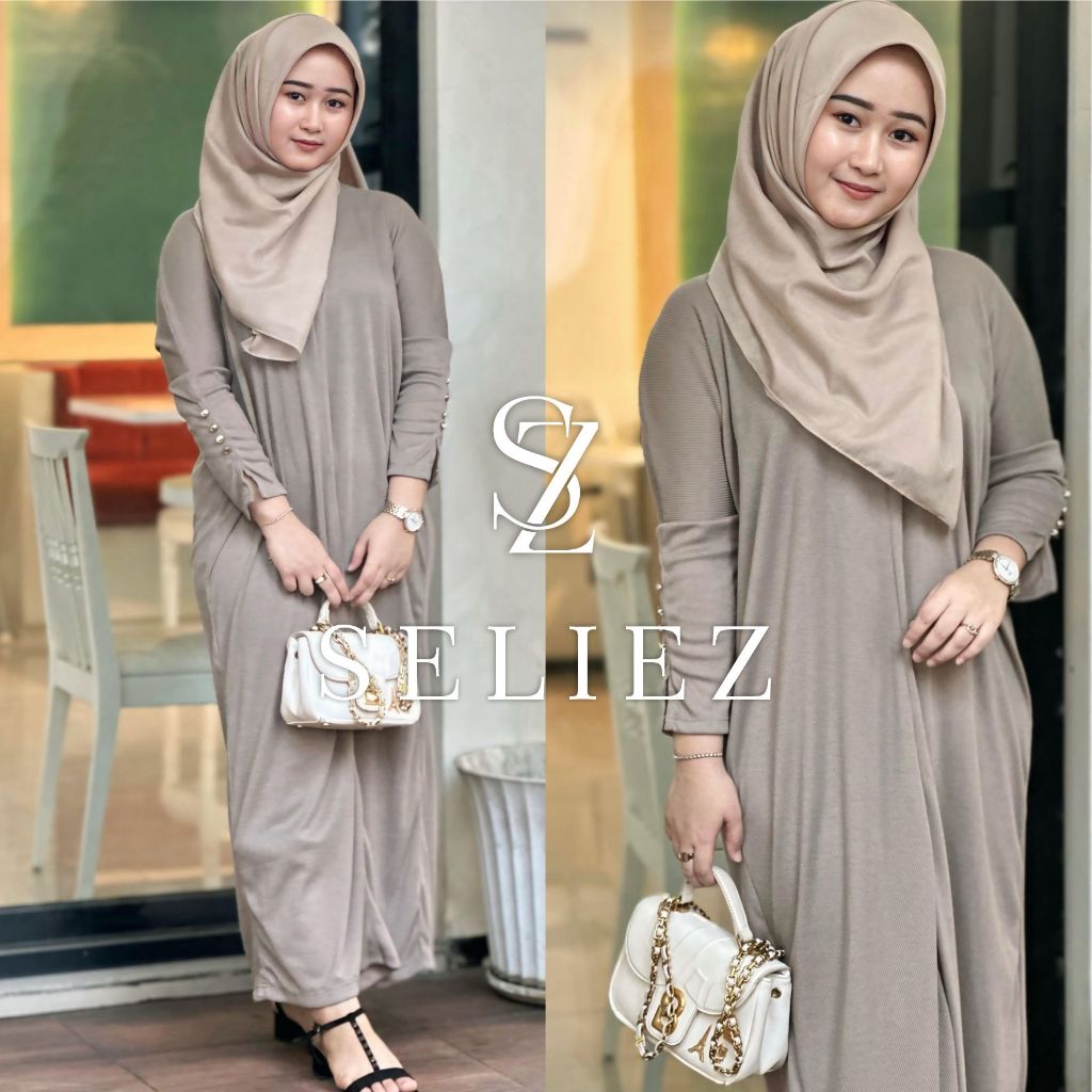 Jual SELIEZ - GAMIS BATWING KNIT PREMIUM INARA DRESS WANITA JUMBO MELAR SUPER ADEM LEMBUT ...