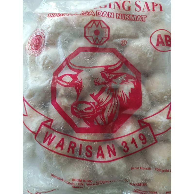 Jual Bakso Sapi Warisan Frozen Bakso Daging Sapi Makanan Beku Makanan ...