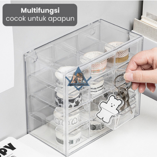 Jual Laci Box Aksesoris Perhiasan Aesthetic Rak Kosmetik Serbaguna Rak ...