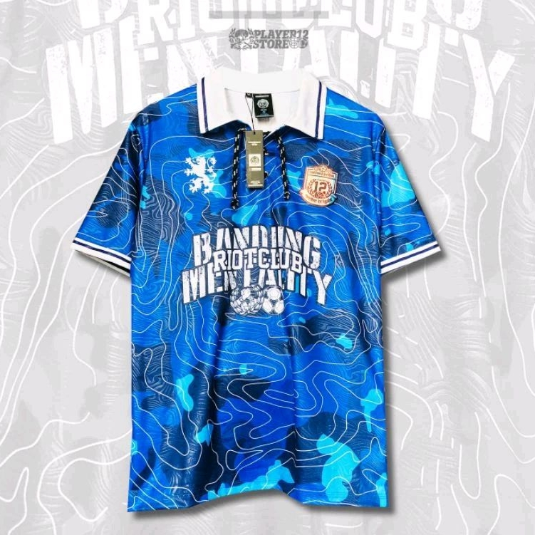Jual Jersey Klasik Vintage Bandung Football Mentality ( Logo Timbul ...