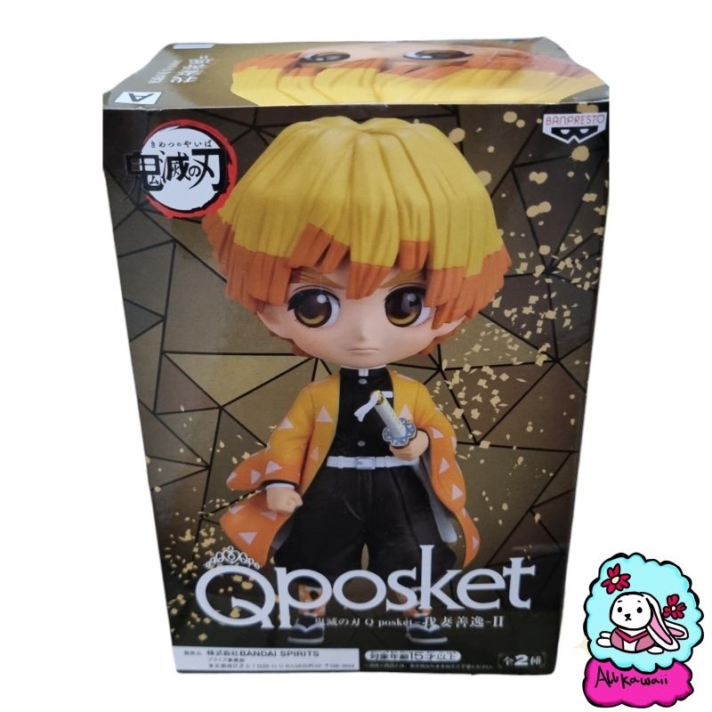 Jual Bandai Qposket Action Figure Original Demon Slayer Zenitsu (A type ...