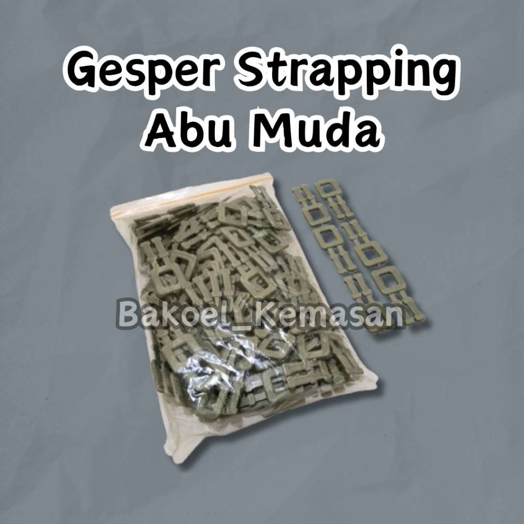 Jual PENGIKAT klem clamp TALI PETI GASPER STRAPPING band PVC | Shopee ...