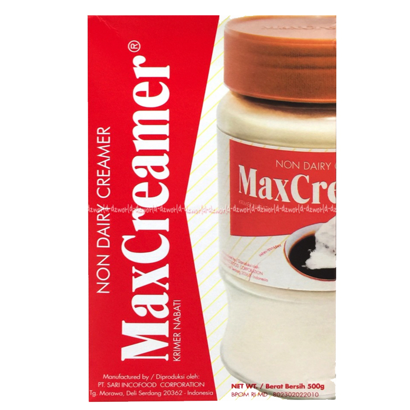Jual Max Creamer 500gr Non Dairy Creamer Krimer Kopi Maxcreame Bubuk ...