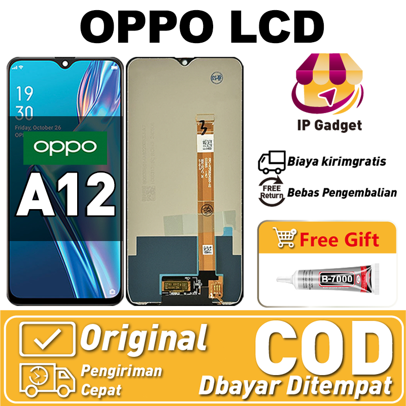 Jual Original Lcd OPPO A12 fullset ori asli Layar hp touchscreen Sentuh ...