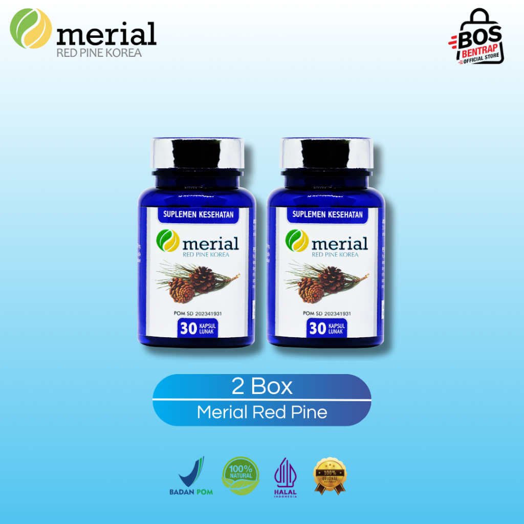 Jual MERIAL RED PINE 2 BOX PROMO SUPER HEMAT | Shopee Indonesia