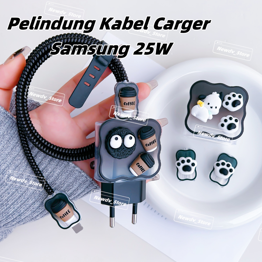 Jual Pelindung Kabel Carger Samsung 25W Pelindung Adaptor Pelindung ...