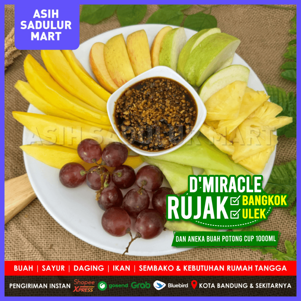 Jual Rujak Bangkok & Ulek Mix D'Miracle Cup 1000ml | Promo Bandung ...