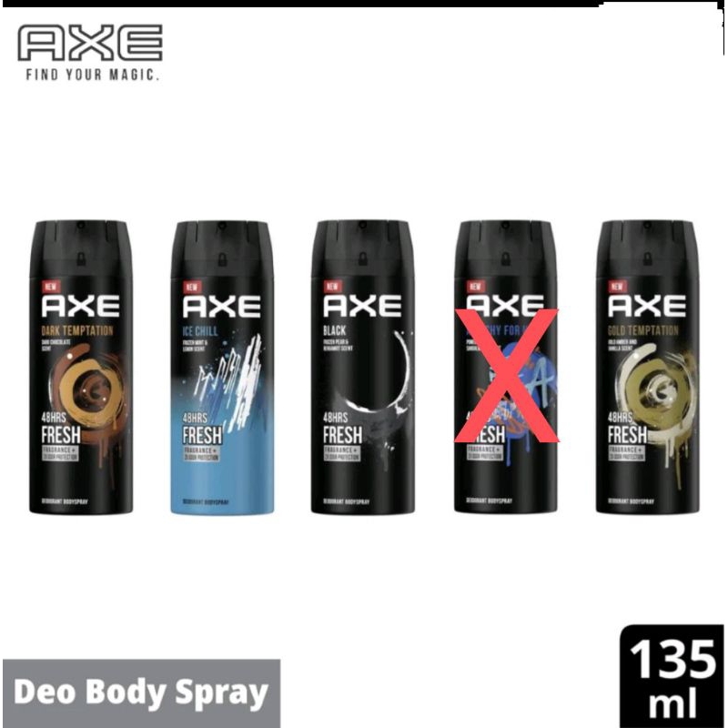 Jual parfum AXE Body Spray 135m Promo Original 100% | Shopee Indonesia