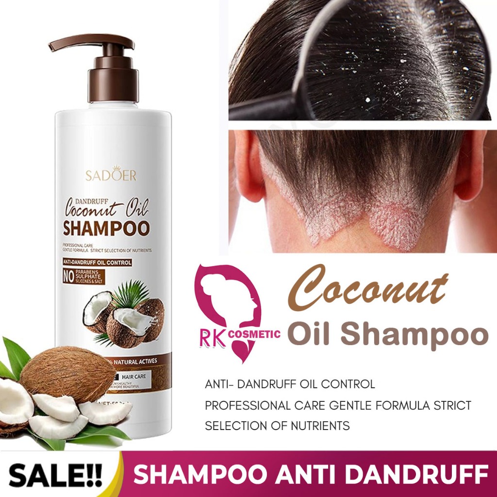 Jual SADOER Coconut Oil Shampoo Original / Shampoo Pelembab Kelapa Coconut Oil Shampoo Dandruff ...