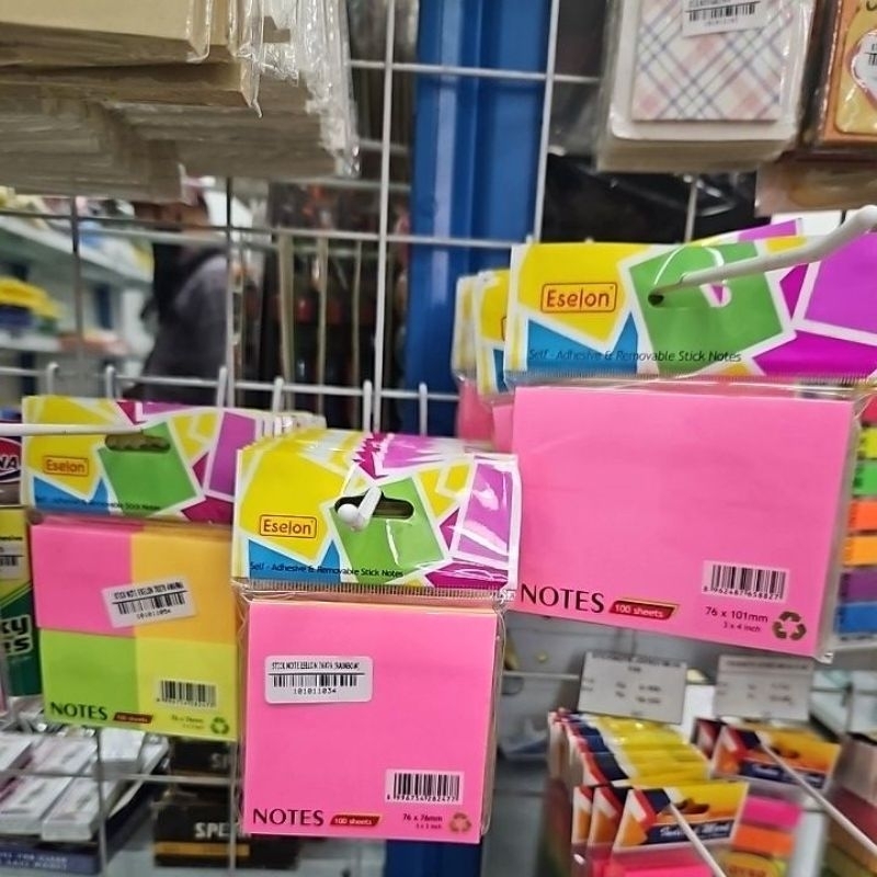 Jual stick note sticky note persegi & persegi panjang warna polos ...