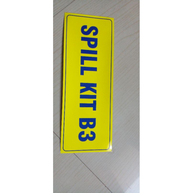Jual Stiker spill kit B3 kuning | Shopee Indonesia