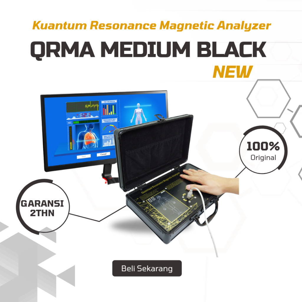 Jual QUANTUM MAGNETIC ANALYZER QRMA Kuantum MEDIUM BLACK SENSOR Tanpa ...
