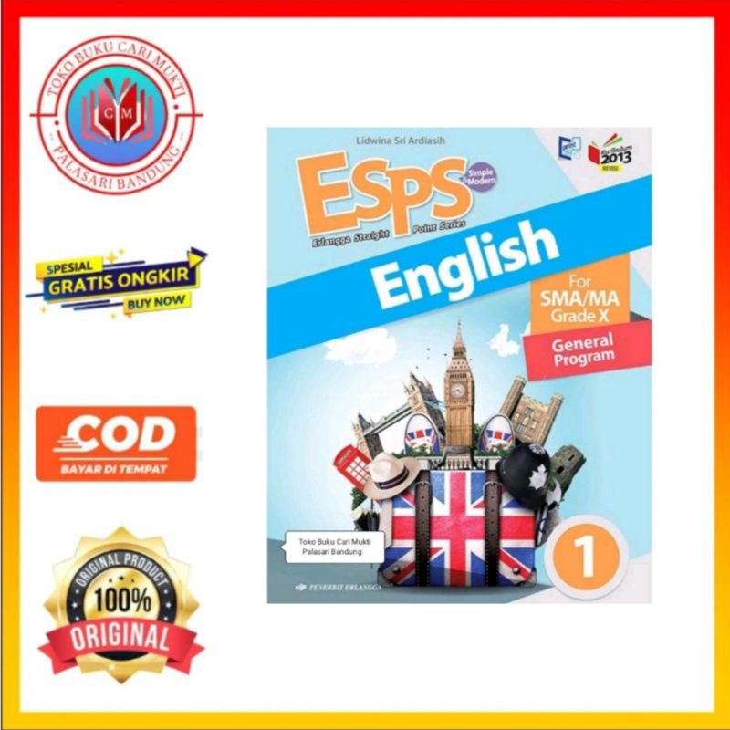 Jual BUKU BEKAS - ESPS BAHASA INGGRIS UNTUK SMA/MA KELAS 10 KURIKULUM 2013 REVISI | Shopee Indonesia