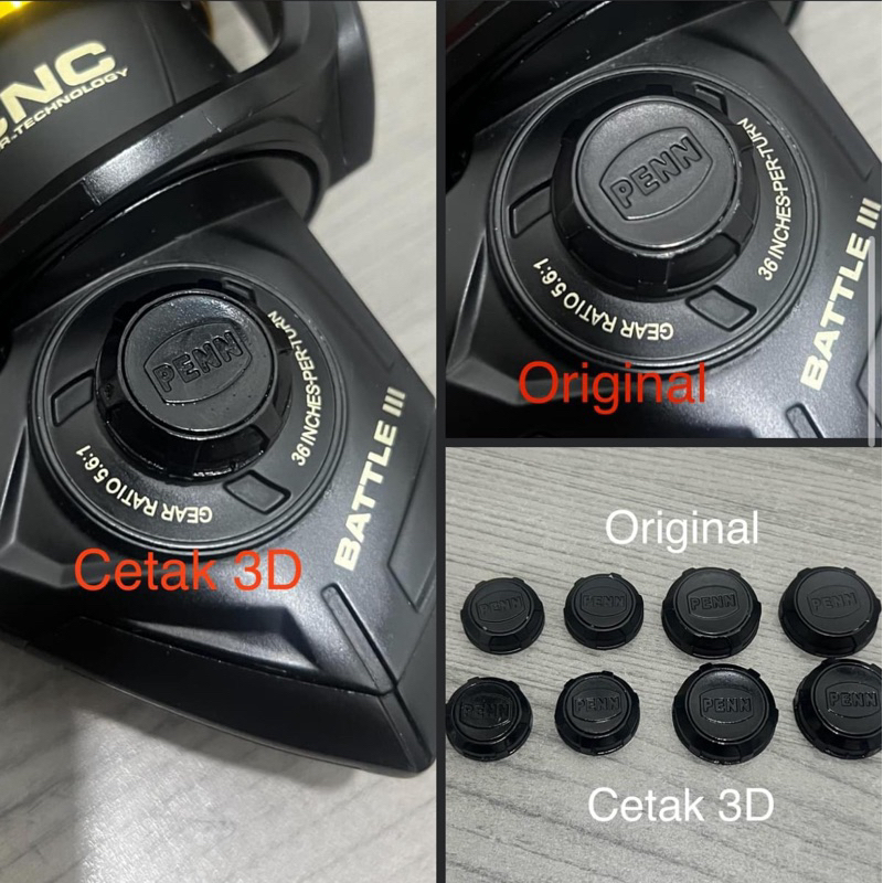 Jual Spare Parts Cover Bearing Handle Penn Battle iii dx 3000 4000 5000 ...