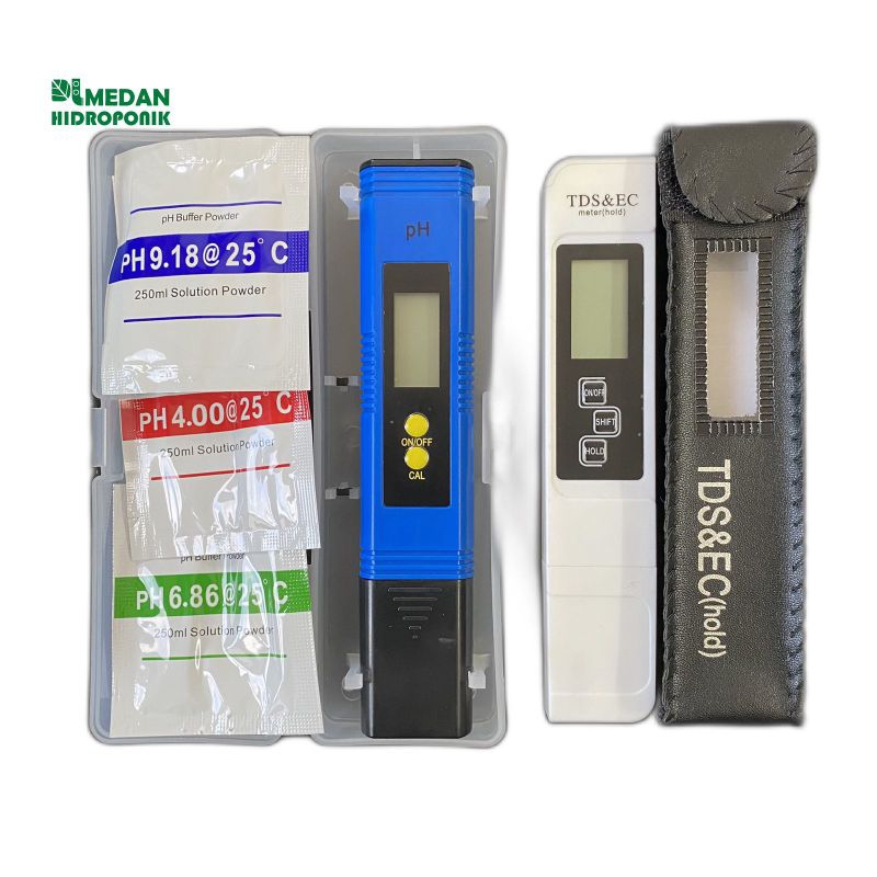 Jual Paket alat ukur hidroponik ppm ph TDS&EC PHmeter | Shopee Indonesia