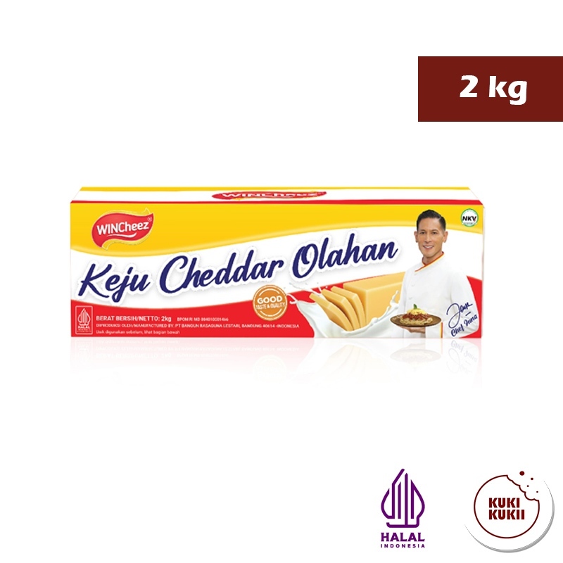 Jual Keju WinCheez Cheddar 2kg / CHEDDAR CHEESE BLOCK WINCHEEZ & My ...