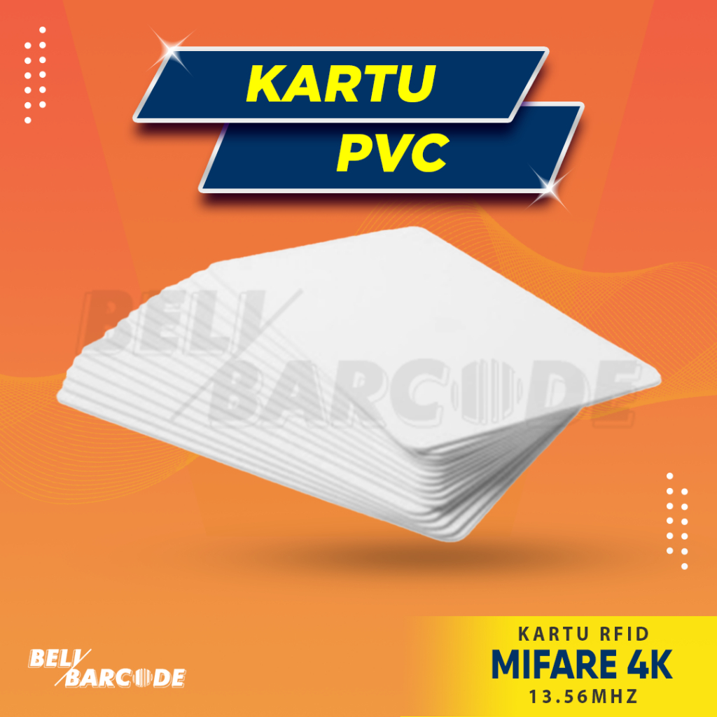 Jual Kartu Mifare 13.56MHz 4K RFID Smart Card eToll eMoney Blank PVD | Shopee Indonesia