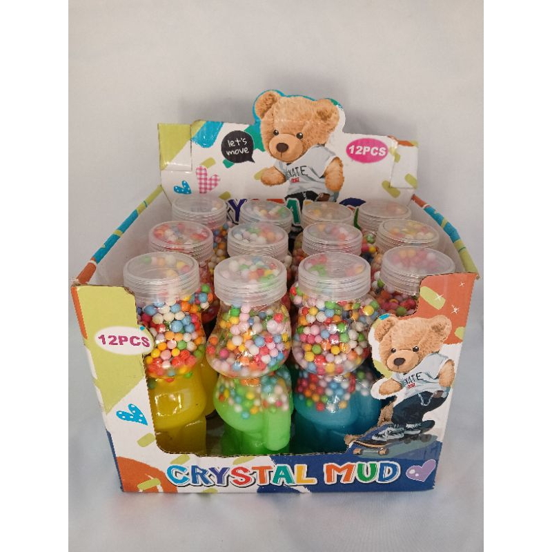 Jual Crystal Clay Slime , Mix clr (RF-11) isi 12 pcs/box | Shopee Indonesia