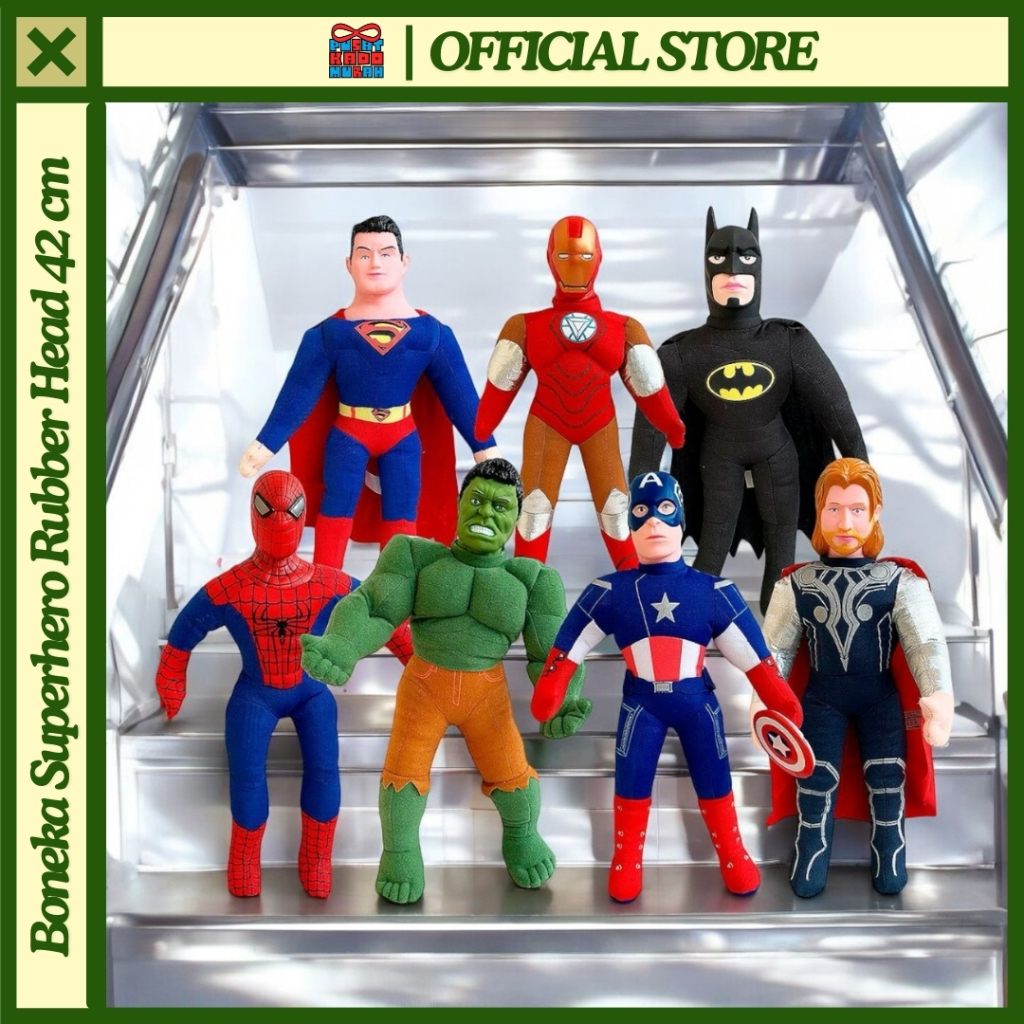Jual Boneka Superhero Series - Superman / Batman / Ironman / Spiderman ...