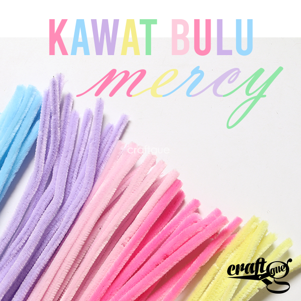 Jual Craftgue - Kawat Bulu Mercy Pipe Cleaner Premium Gembul (100pcs ...