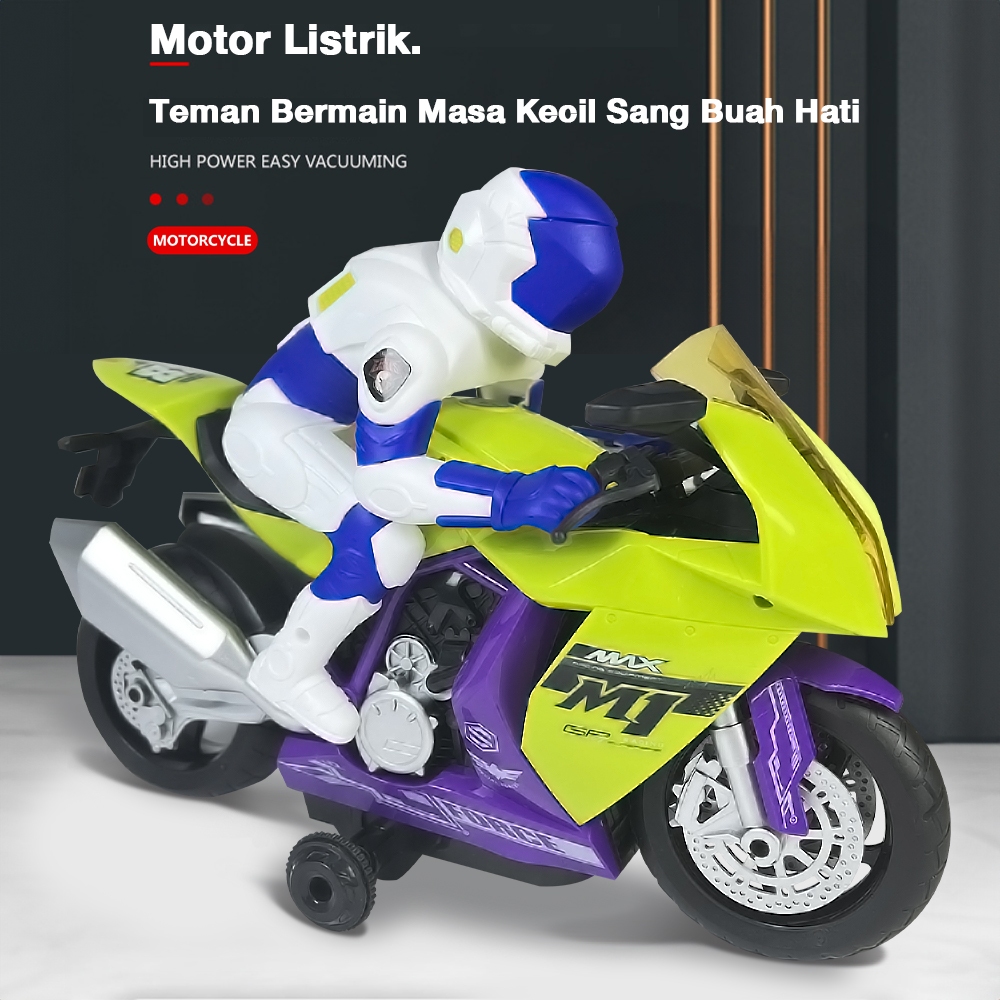 Jual Jojotoy Sepeda Motor Mobil Remote Control 2.4G Dapat Diputar 360 ...