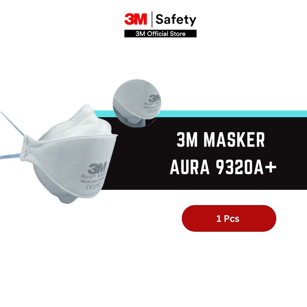 Jual 3M Masker Aura 9320A+ Masker Particulate Respirator FFP2 - 1 Pcs ...