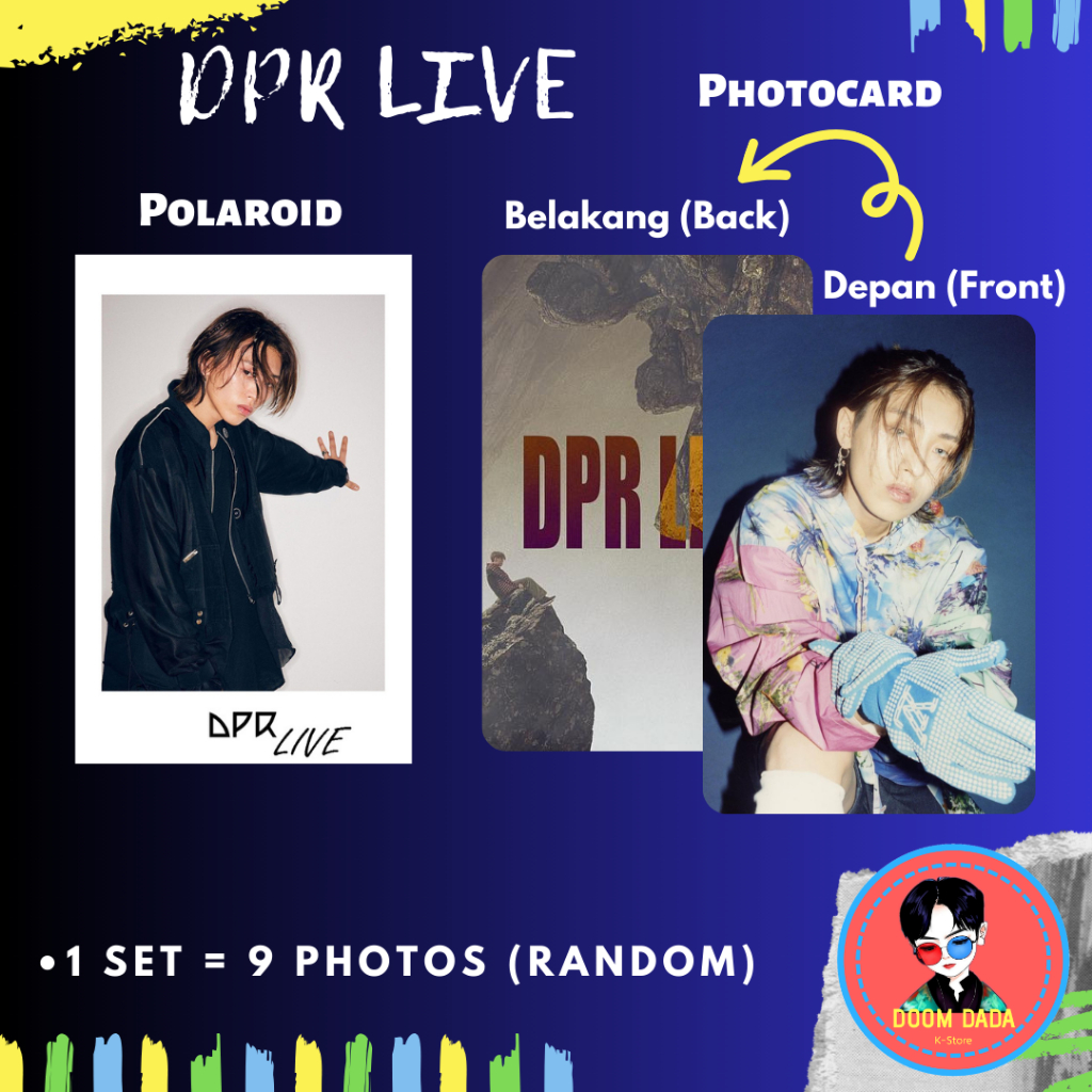 Jual (ISI 9 PCS) Paket Photocard Polaroid DPR Live Hong Dabin | Shopee ...