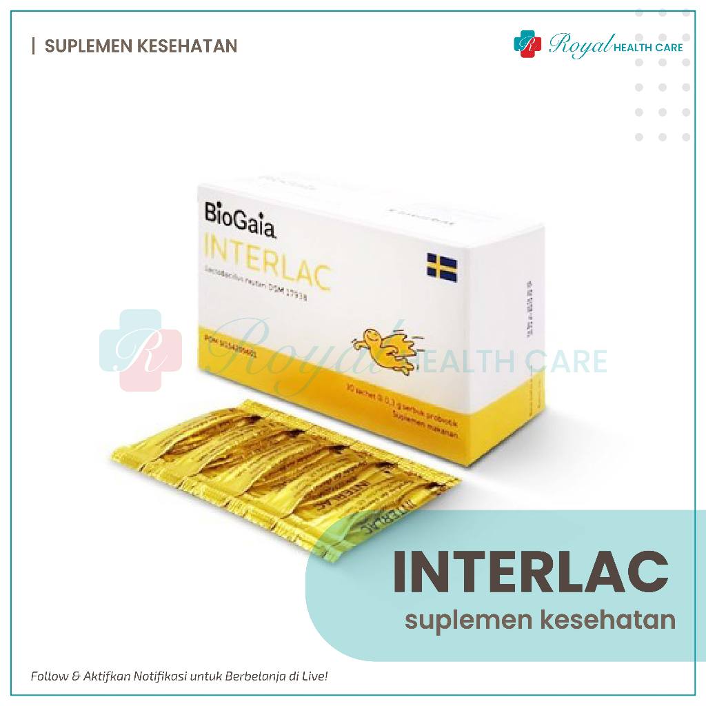 Jual INTERLAC SACHET, Membantu Memelihara Kesehatan Pencernaan | Shopee ...