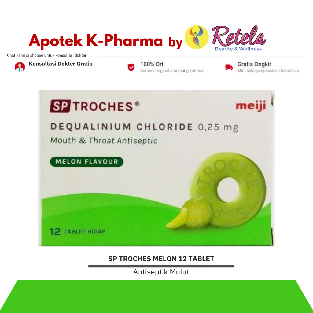 Jual SP TROCHES MELON 1 BOX 12 TABLET | Shopee Indonesia
