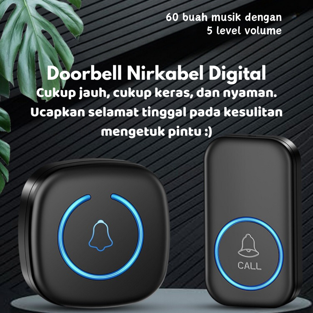 Jual Doorbell Rumah Dengan LED A6 / Doorbell Rumah LED A6 High Quality ...