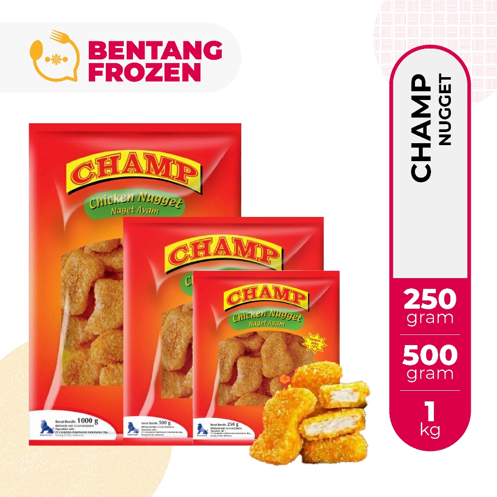 Jual Champ Chicken Nugget / Nugget Champ / Naget Ayam / Champ Nugget ...