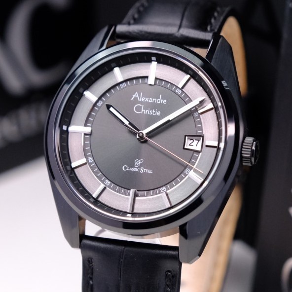 Jual Alexandre Christie Pria Terbaru 2024 Original AC 8695 Kulit Full ...