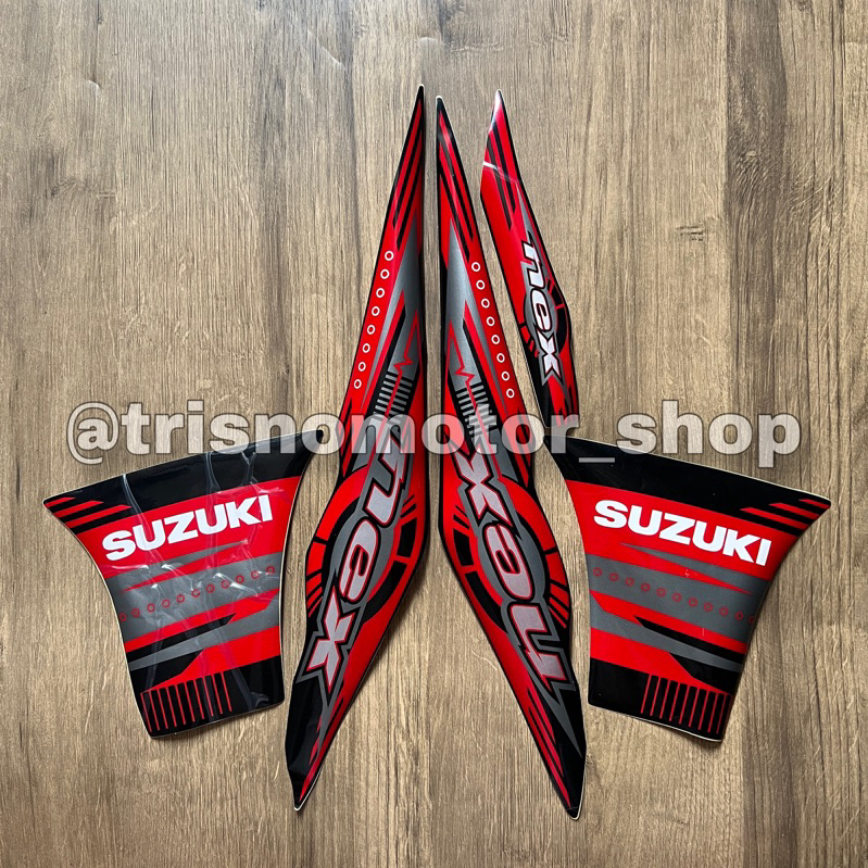 Jual striping suzuki nex 2012 2013 hitam full polet body sticker NEX ...