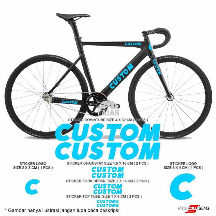 Jual Stiker Sepeda Fixie Custom | Shopee Indonesia