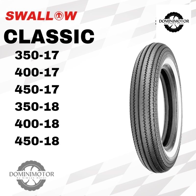 Jual SWALLOW CLASSIC SB135 Ban Motor Ring 17 18 350-17 400-17 450-17 ...