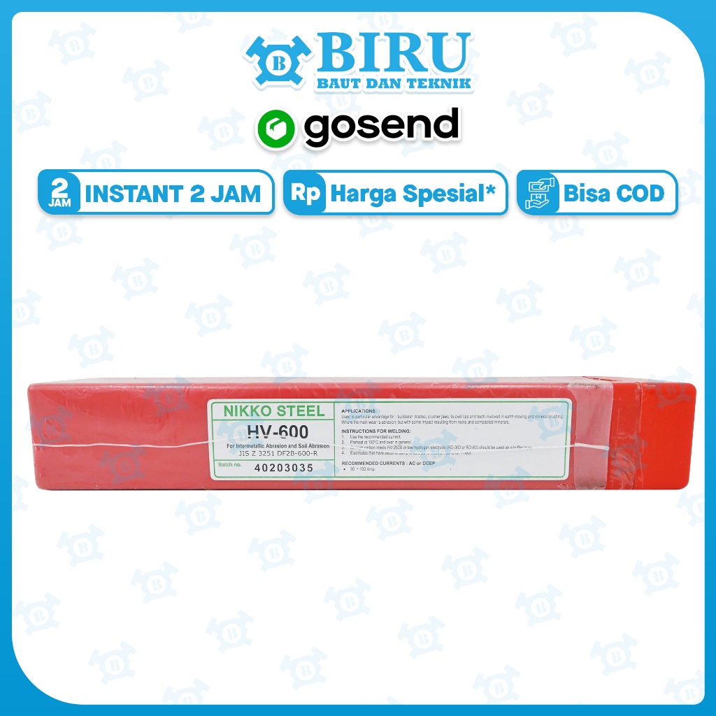 Jual Kawat Las untuk Baja HV600 3,2mm Nikkosteel Nikko Harga Per 1 Kg | Shopee Indonesia