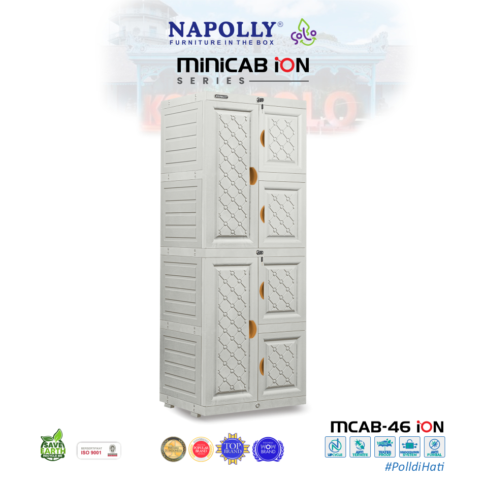 Jual Napolly MCab 46 iON / Lemari Mini Cabinet / Napolly Mini Cabinet 4 ...
