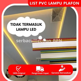Jual List Lampu Plafon PVC / List Gold / List Lampu LED Termurah ...
