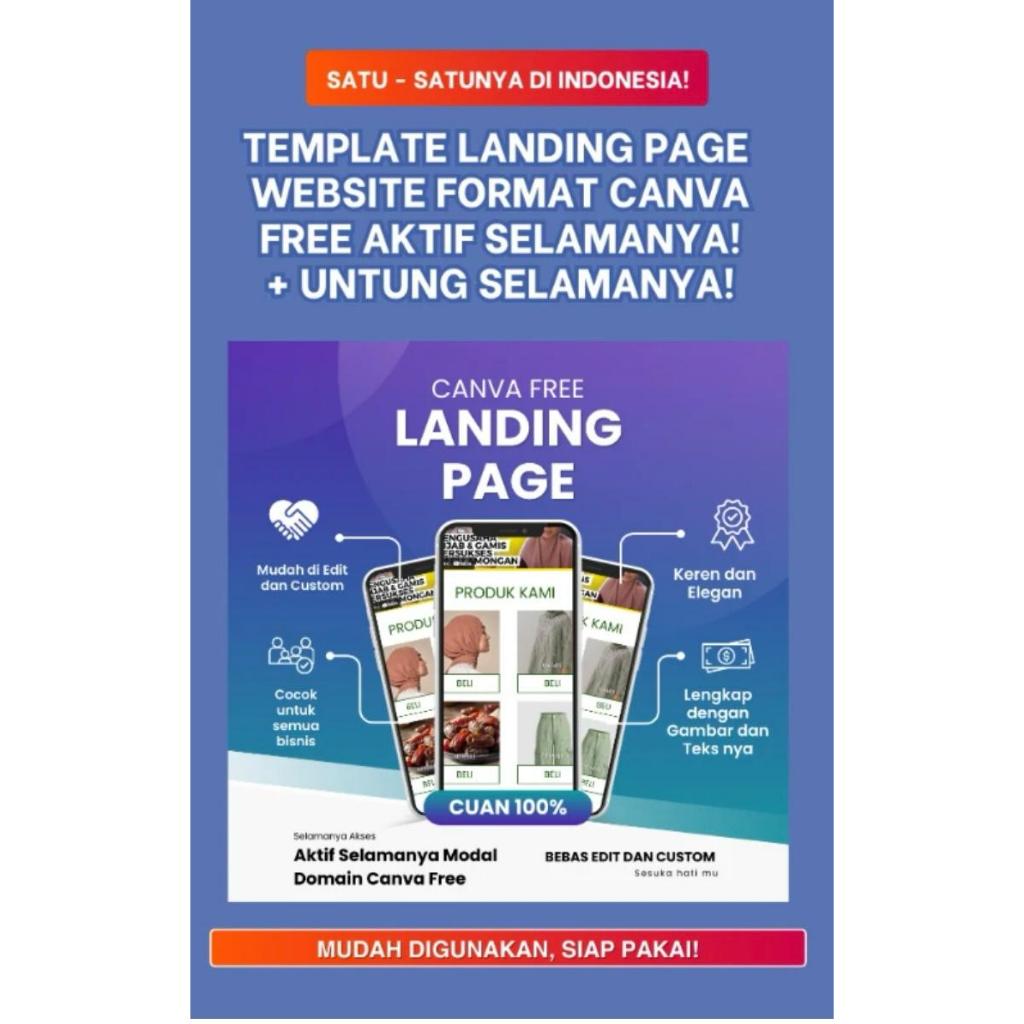 Jual Template Landing Page Siap Pakai 100% Original – Edit dan Publish ...