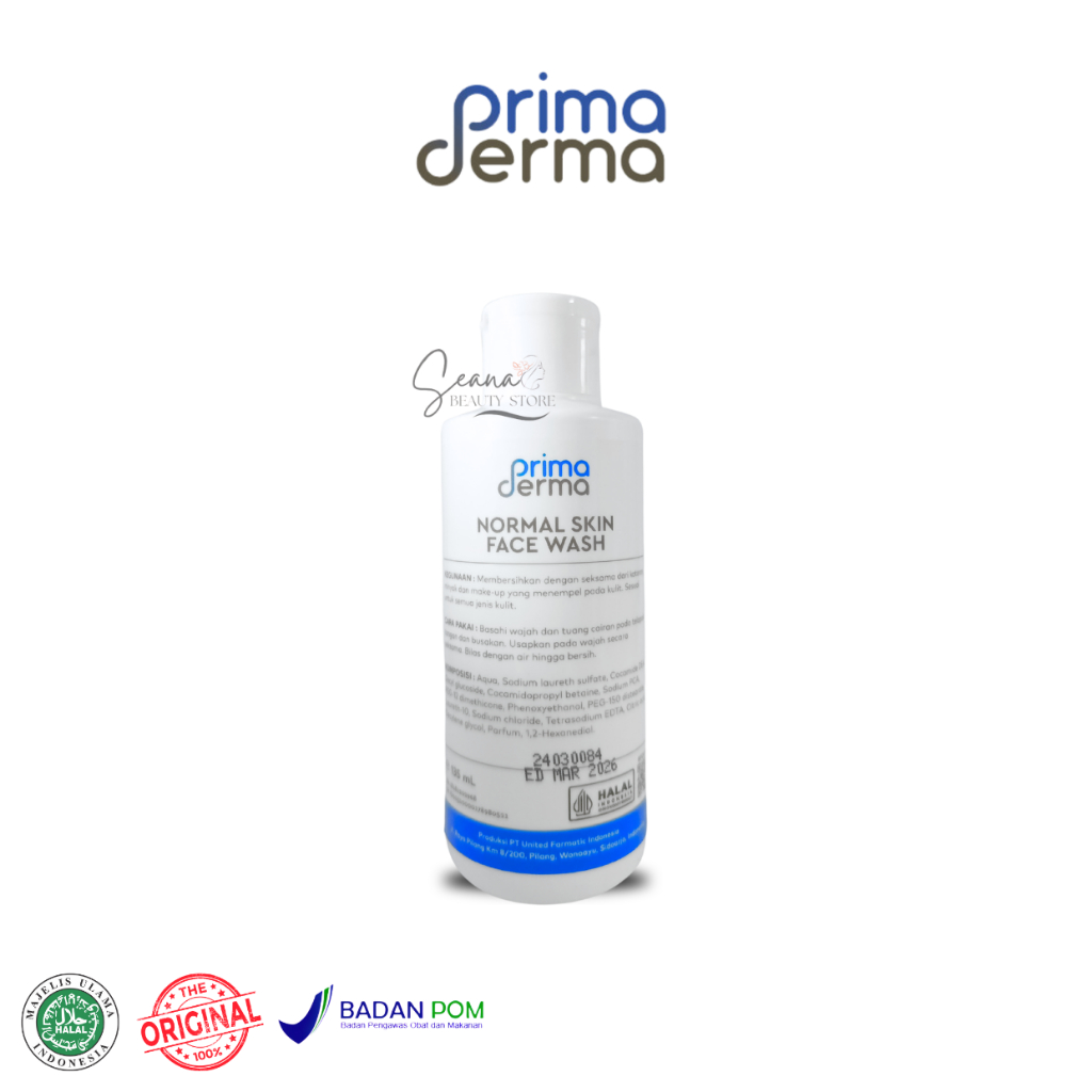 Jual Primaderma Normal Skin Face wash 135ml | Shopee Indonesia