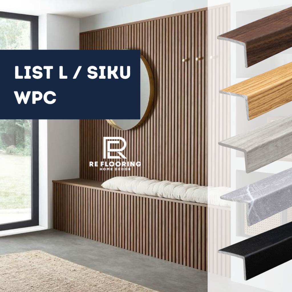 Jual List Siku L WPC - Lis Wallpanel / Lis Step Nosing Tangga Lantai ...