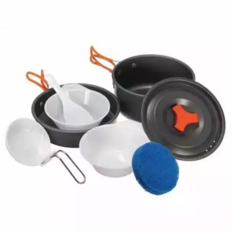Jual alat masak camping cooking set ds 200 nesting DS 200 cooking set 2 ...