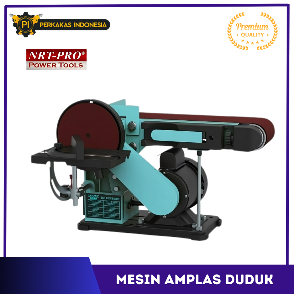 Jual Mesin Amplas Duduk Belt Disc Sander NRT PRO BD691HD 6 Inch 100x914 ...