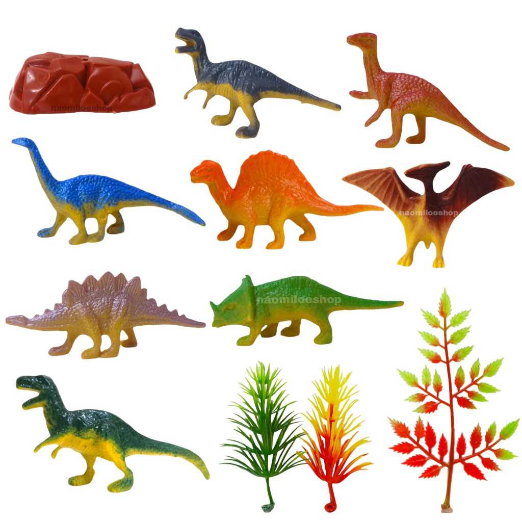 Jual The wild dinosaurus 3d mainan figurin dino mainan hewan dinosaurus ...